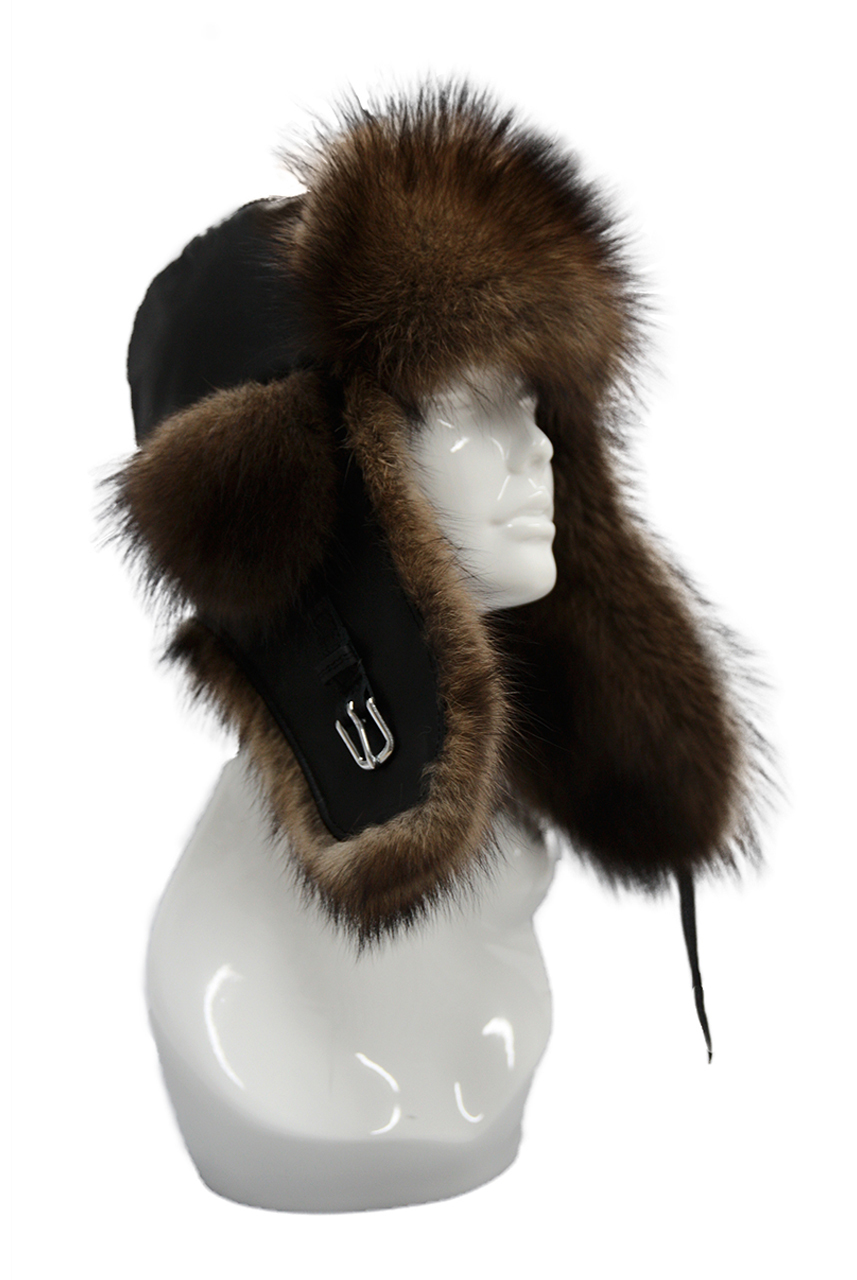 Chapeau aviateur en fourrure - Pékan | BILODEAU Canada